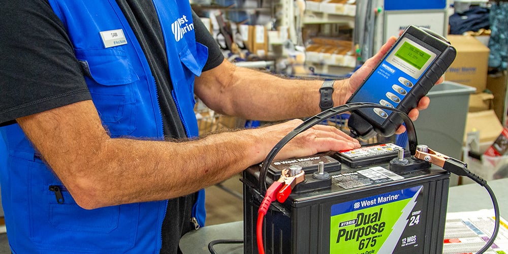 West Marine’s Battery Testing Program | West Marine