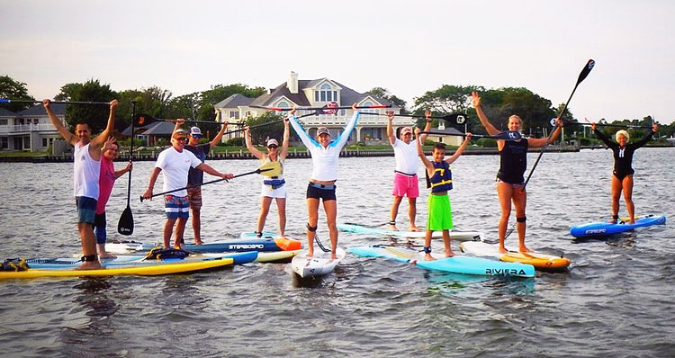 YOGA and fitness on a stand-up paddleboard | West Marine