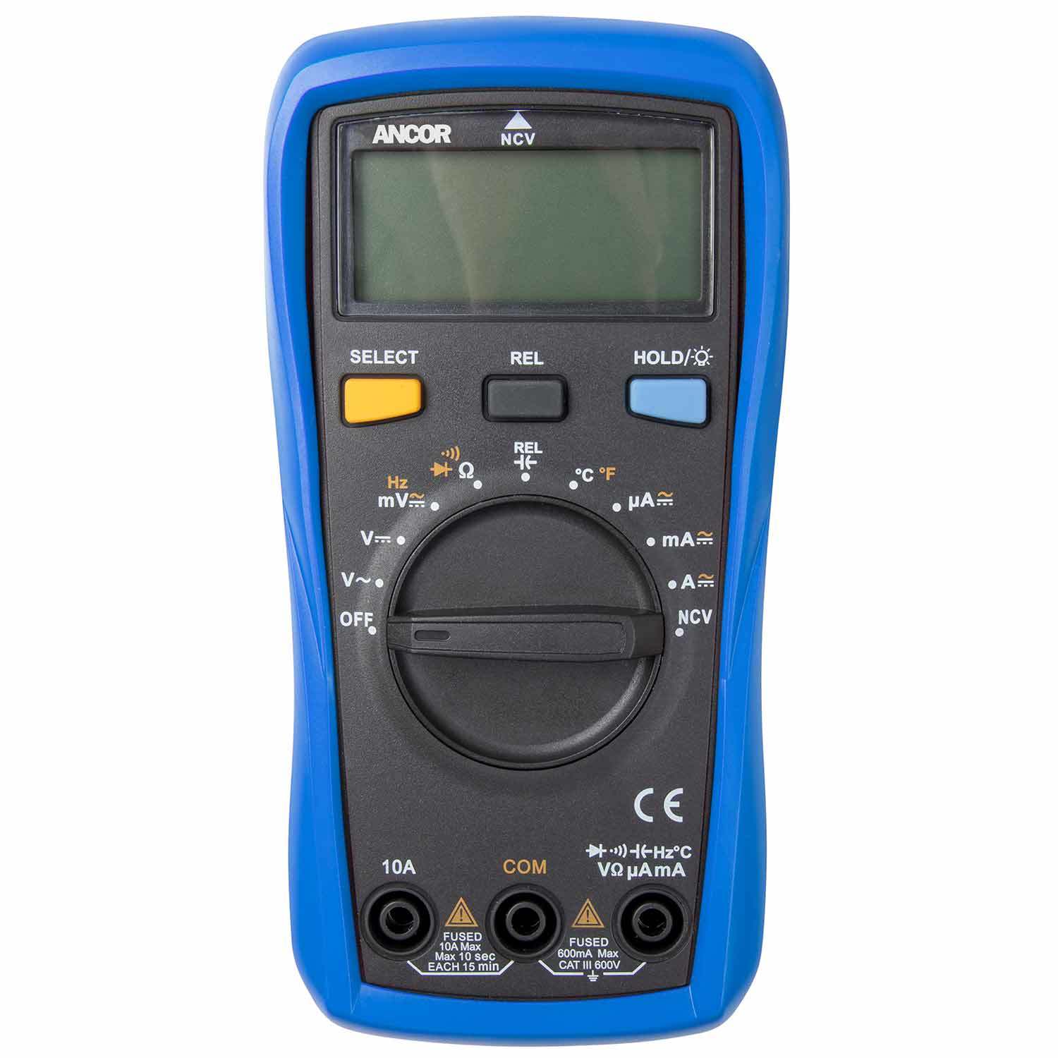 ANCOR 12-Function Digital Multimeter with True RMS