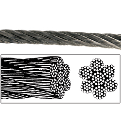 ALPS WIRE ROPE 7 x 19 Flexible Wire