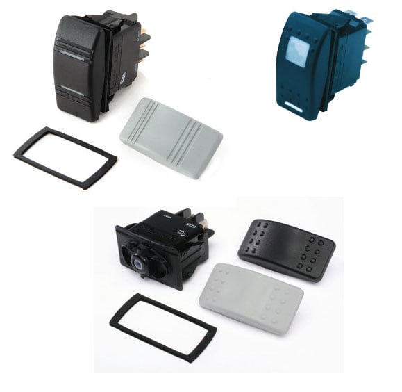 COLE HERSEE Contura Rocker Switches, 24V