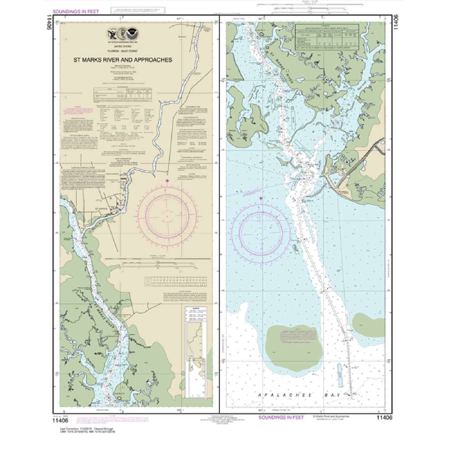 MAPTECH #11406 St. Mark's River & Approaches