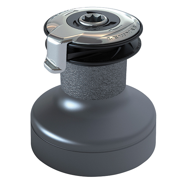 LEWMAR #50 Electric Self-Tailing Winch, Gray