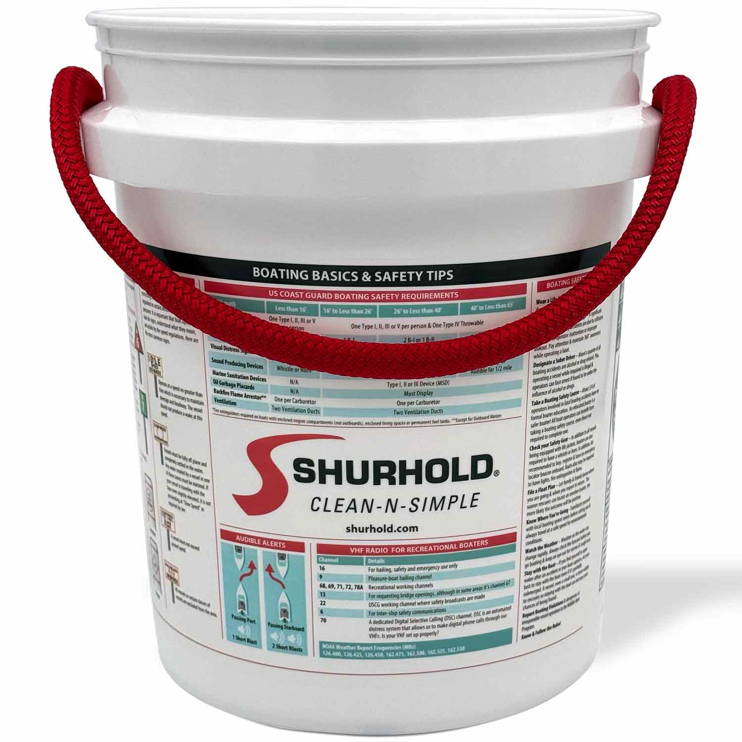 SHURHOLD 5-Gallon New Boater Bucket