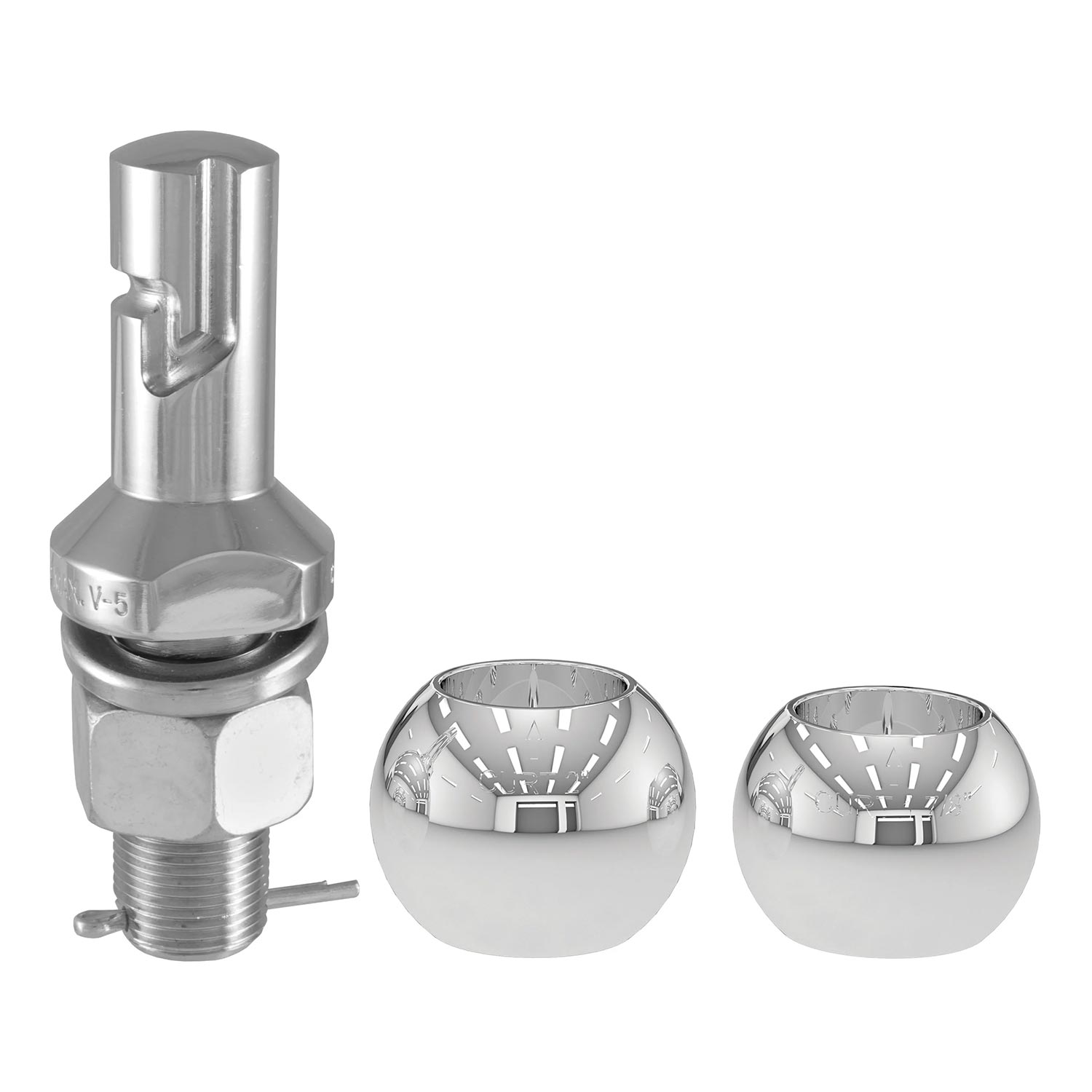 CURT Switch Ball Trailer Ball Set (1-7/8" & 2" Balls, 1" x 2-1/4" Shank)