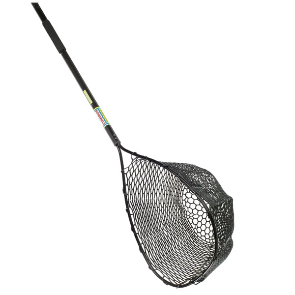 ED CUMINGS Pro Guide Extendable Handle Rubber Landing Net