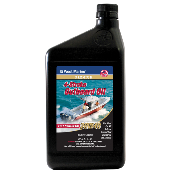 West Marine Synthetic Engine Oil 20W-40 – Quart