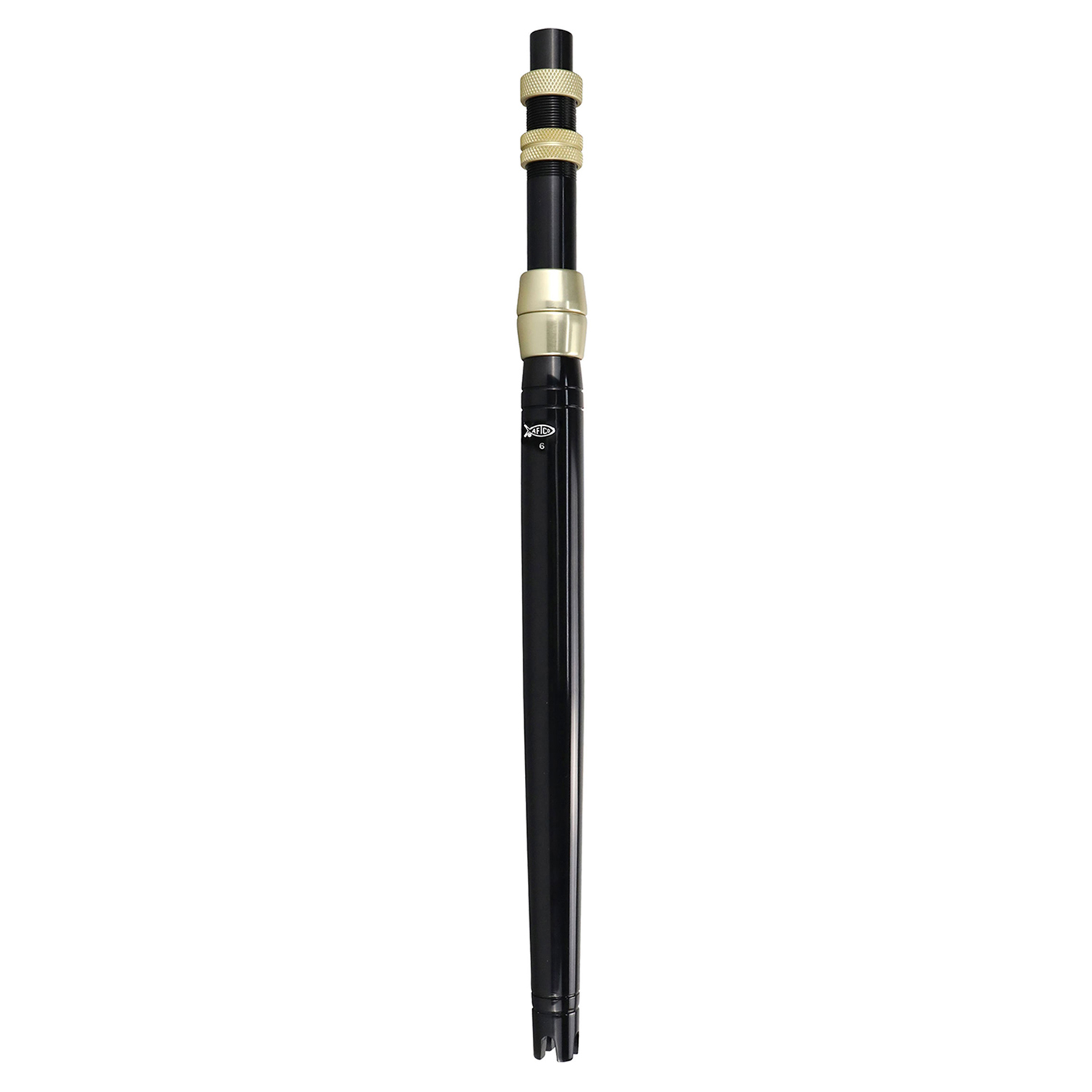 AFTCO #6 Straight Unibutt Fishing Rod Butt, Black/Gold