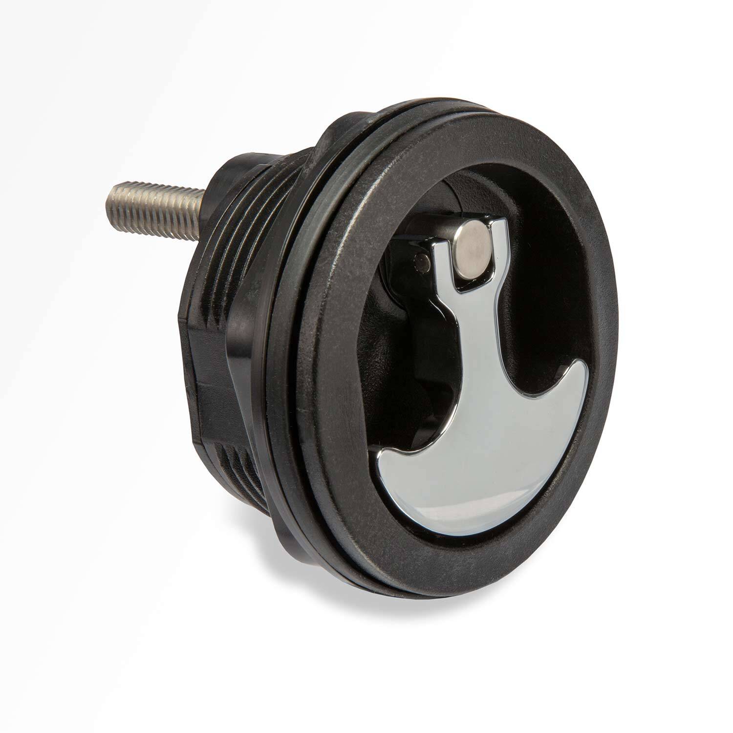 WHITECAP Lift Handle, Compression Latch, Black, Chrome