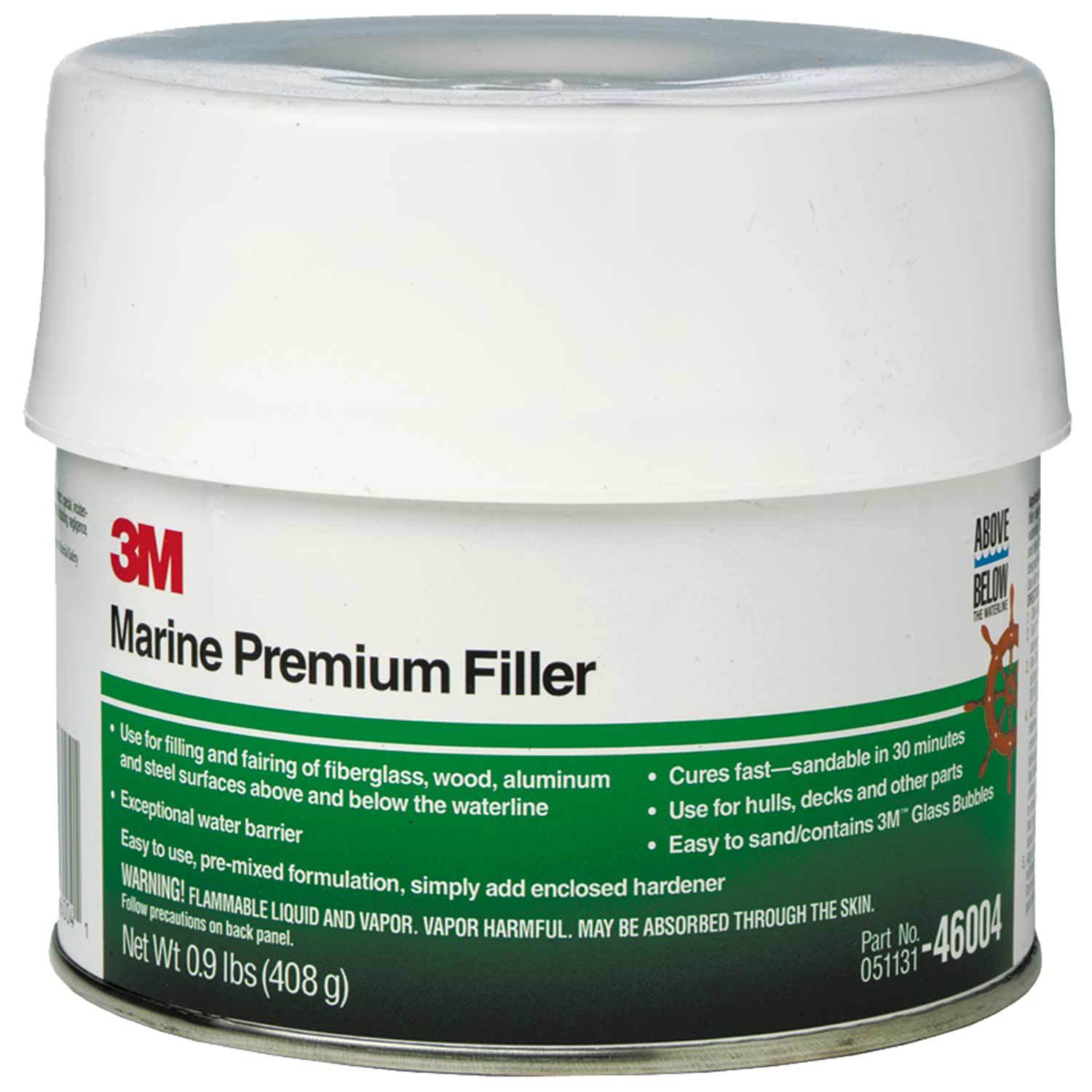 3M Marine Premium Filler for Smooth Boat Surface Repairs