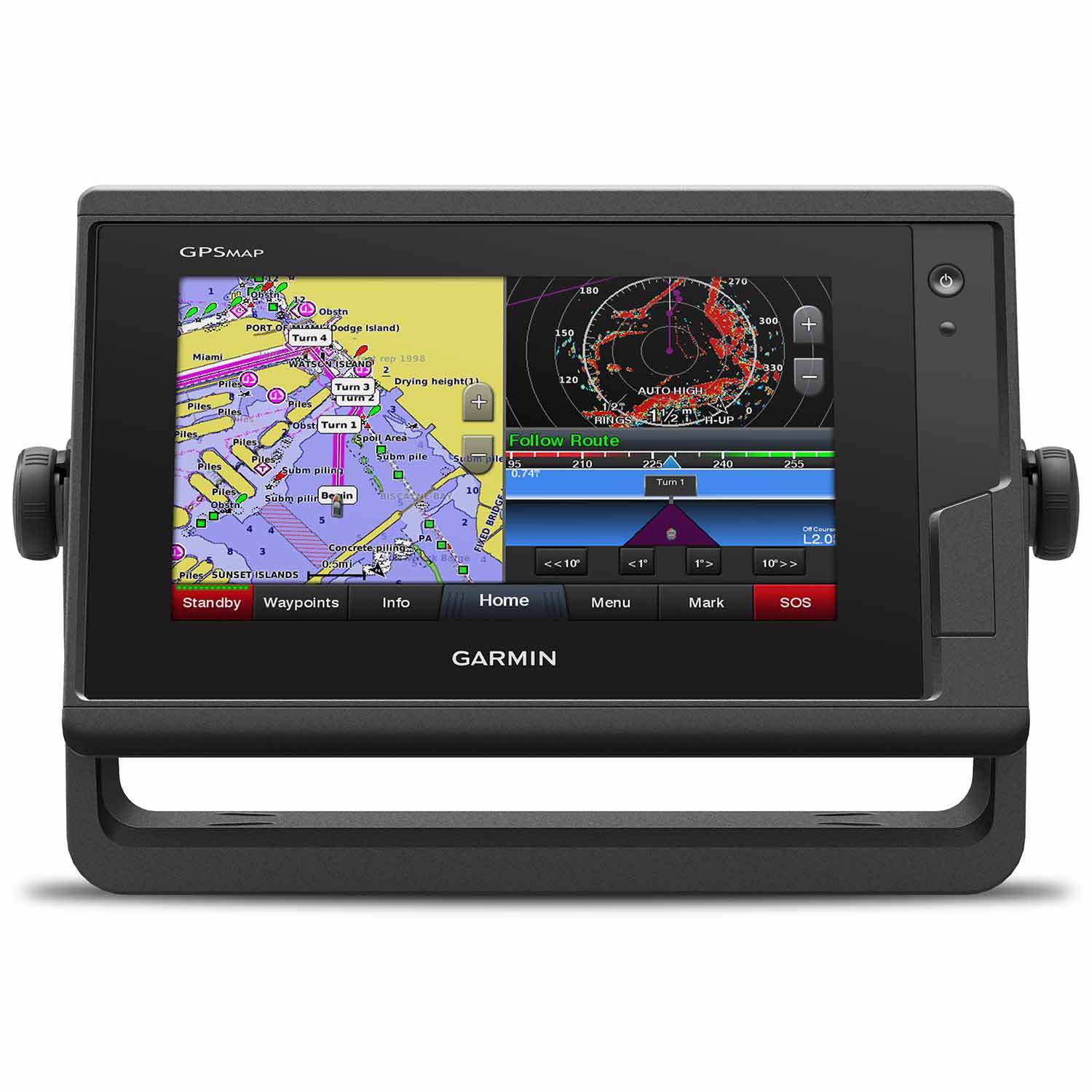 Garmin GPSMAP 742 Chartplotter – BlueChart g3 & LakeVü