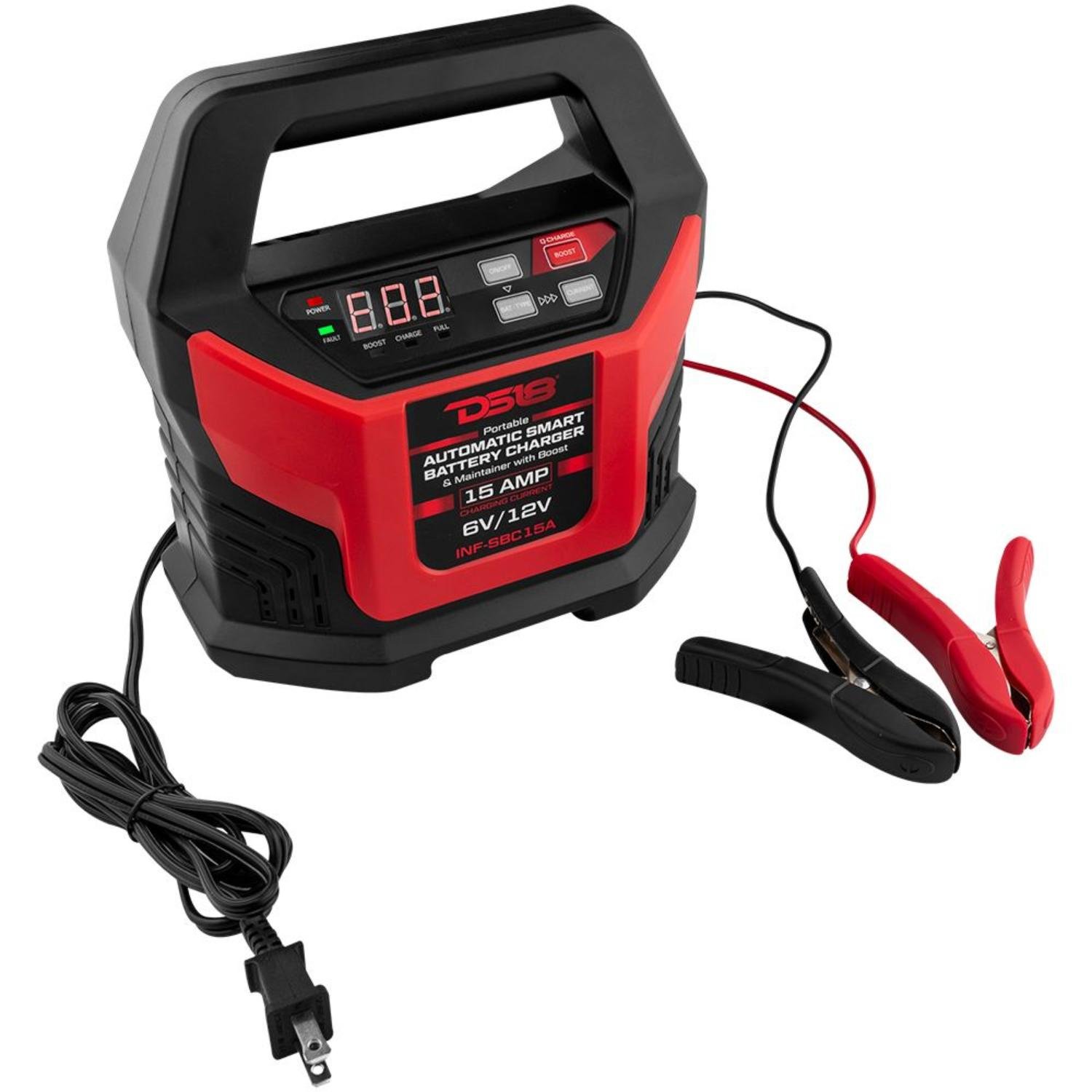 DS18 15A Smart Lithium & AGM Charger Maintainer Jump Starter