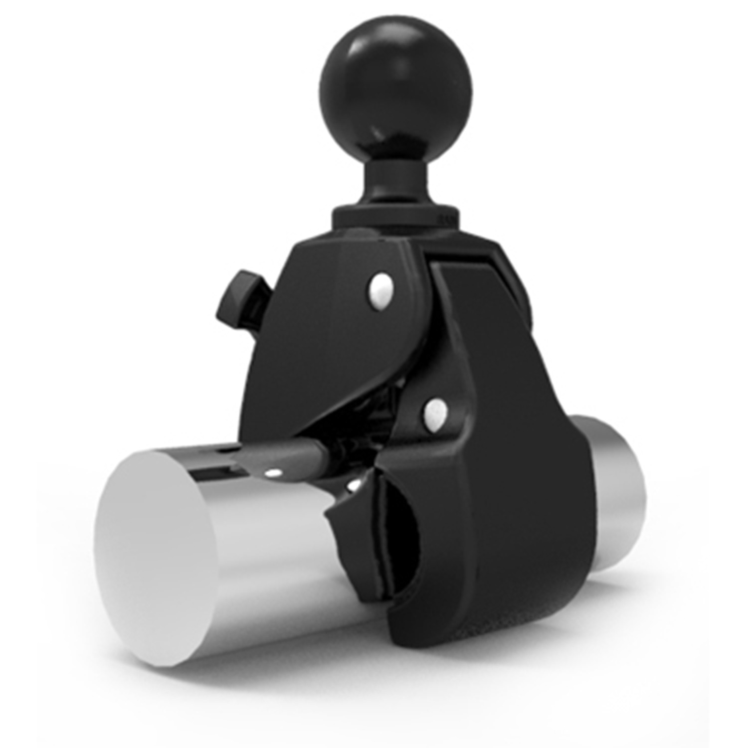 RAM MOUNTS Medium Tough-Claw Mount Base with 1.5" Diameter Rubber Ball