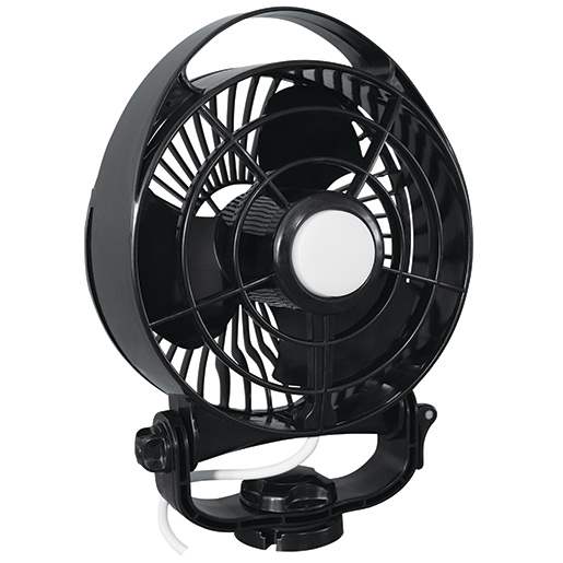 CAFRAMO Maestro 12V Variable Speed Fan, Black
