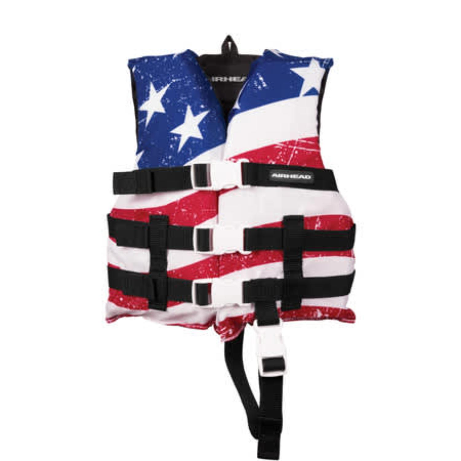 SPORTSSTUFF Stars & Stripes Youth Life Jacket