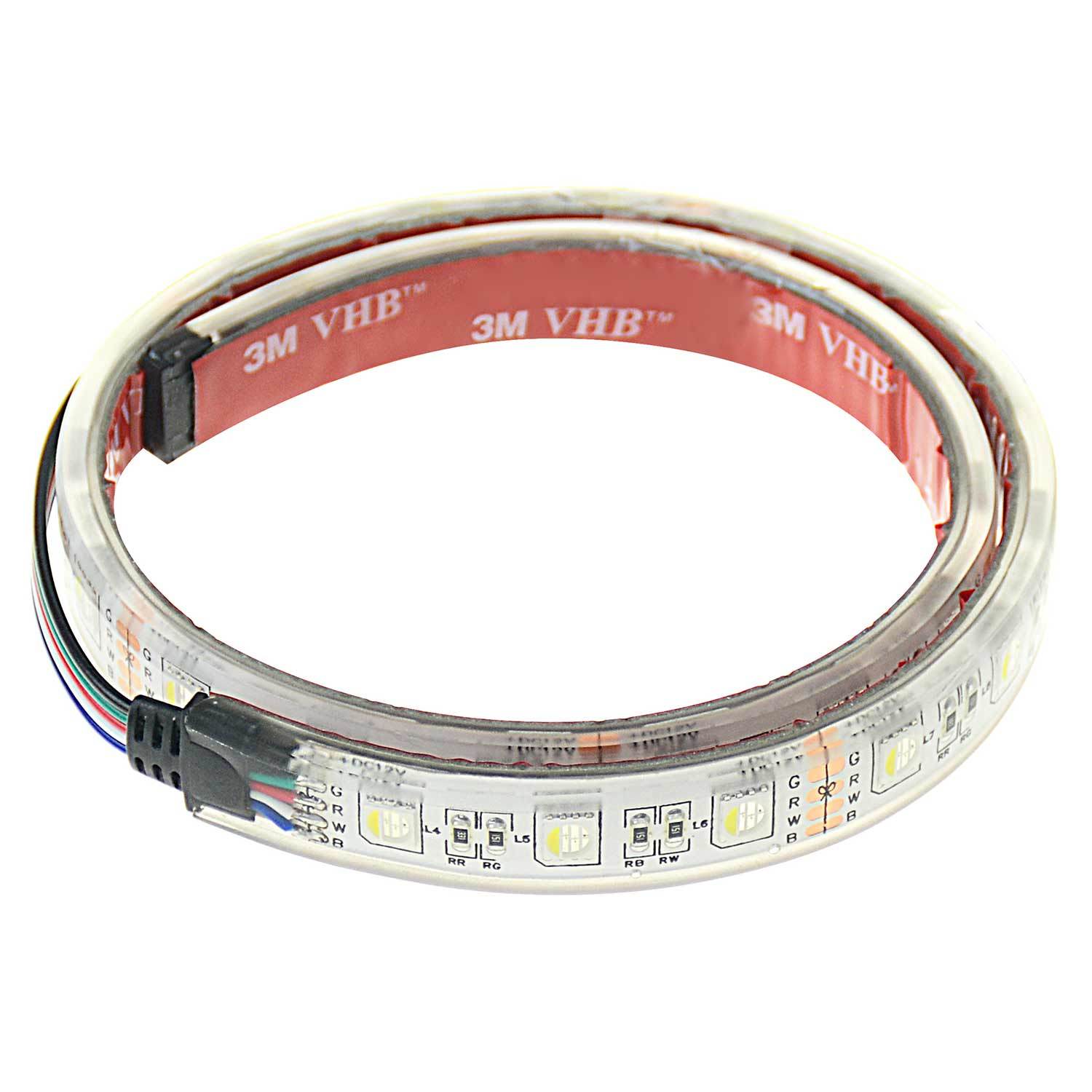 West Marine 18" LED Flexible Strip Light – RGBW Adhesive