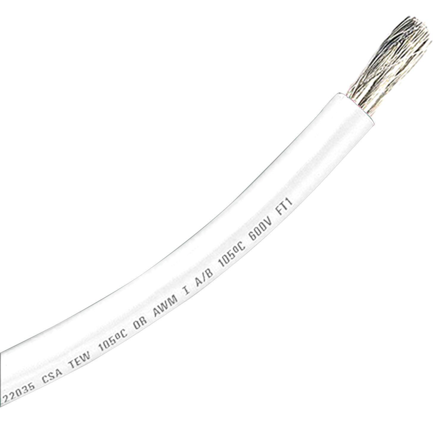 ANCOR 12 AWG Primary Wire by the Foot, White