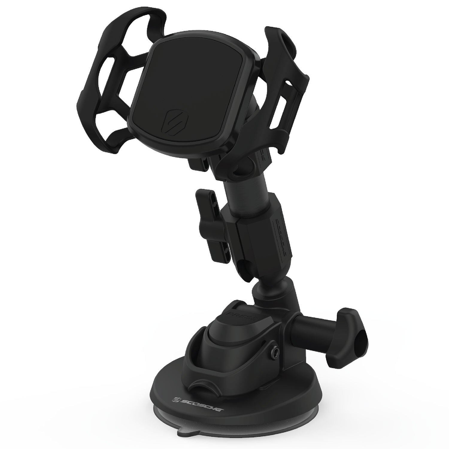 SCOSCHE Magnetic Phone Mount with Heavy-Duty Suction-Cup Base