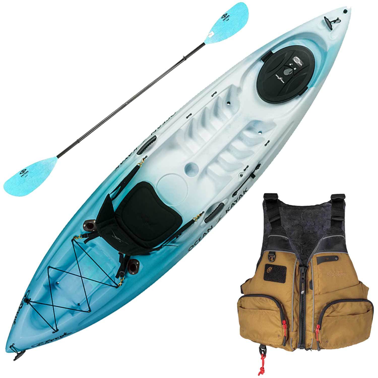 OCEAN KAYAK 11' Caper Sit-On-Top Angler Kayak Package