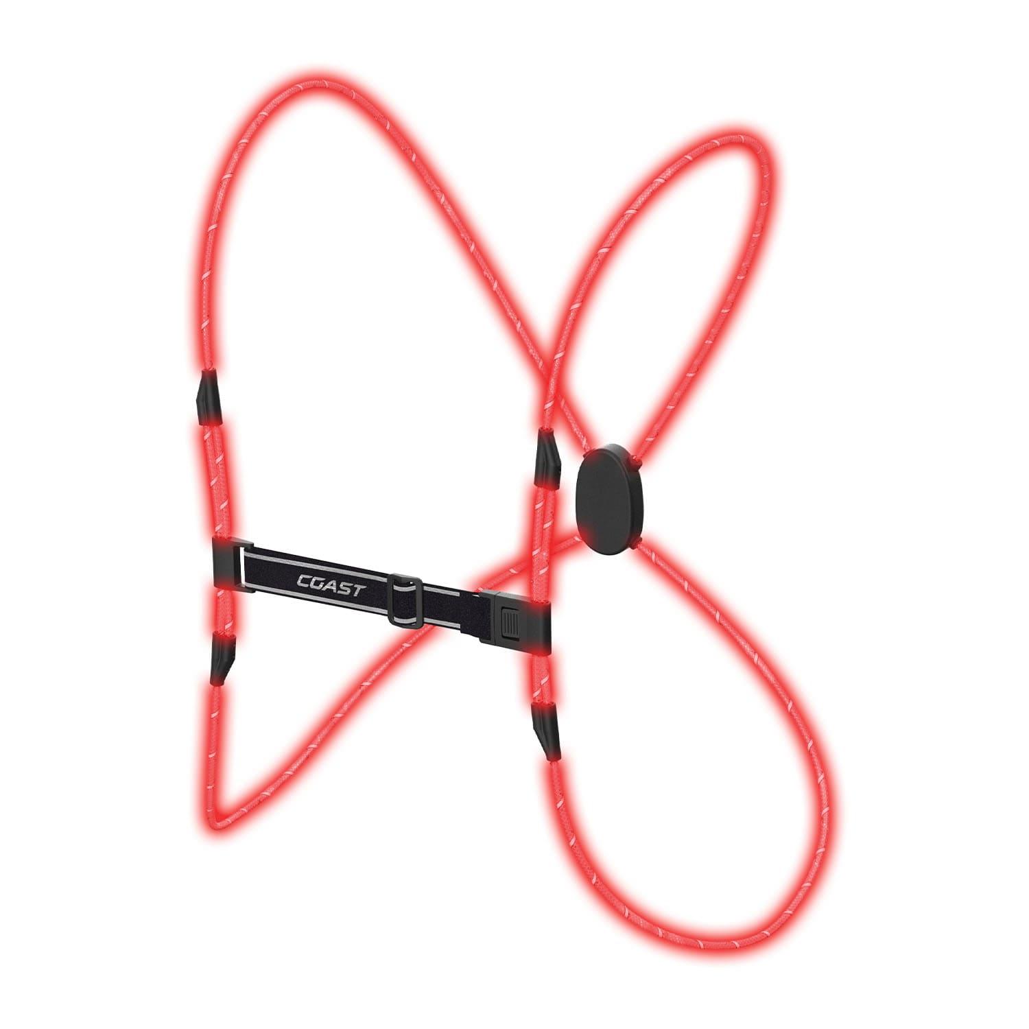 COAST LH150 Ultralight Rechargeable Lighted Rope Harness