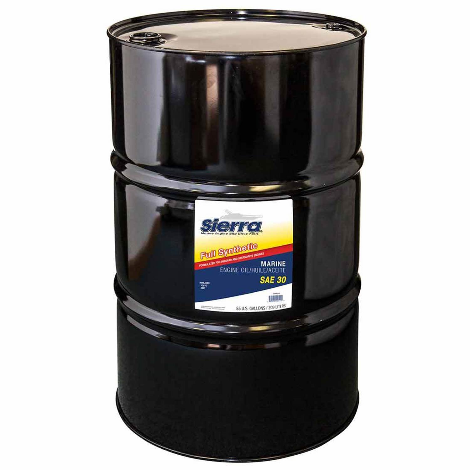 SIERRA Sierra SAE 30 4 Stroke Full Synthetic Marine Engine Oil, 55 Gallon