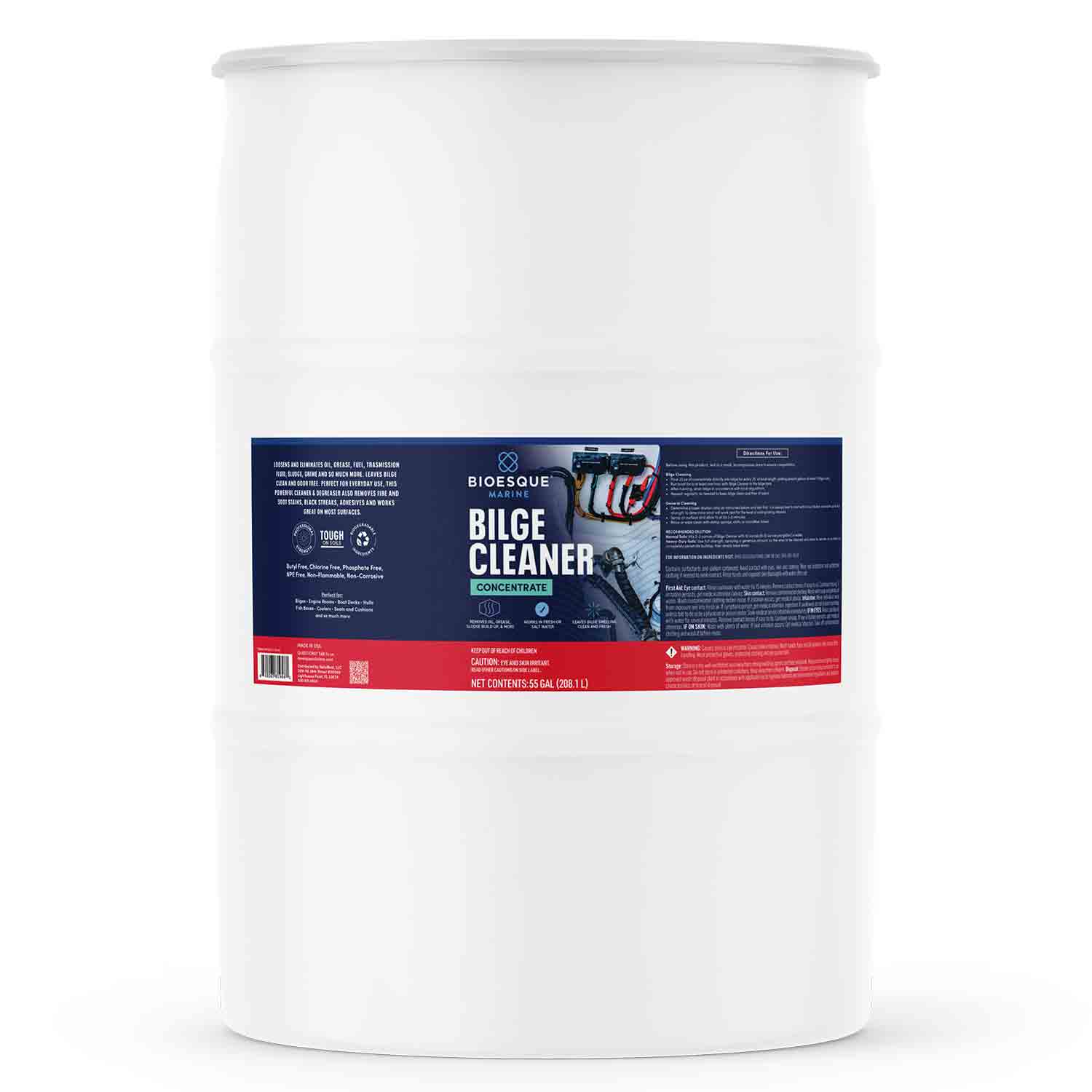 BIOESQUE MARINE Marine Heavy Duty Bilge Cleaner, 55 Gallons