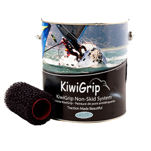 KIWIGRIP Nonskid System with Application Roller, Gray, Liter
