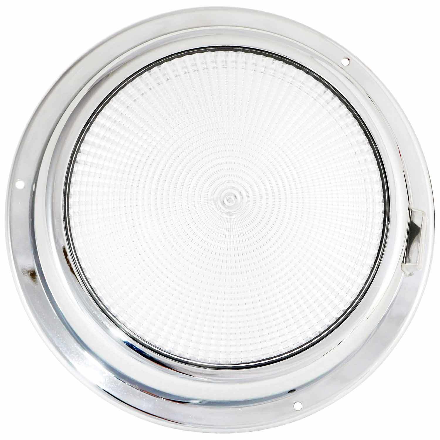 DR. LED 6 3/4" Dome Light with Three-Position Switch, White/Red