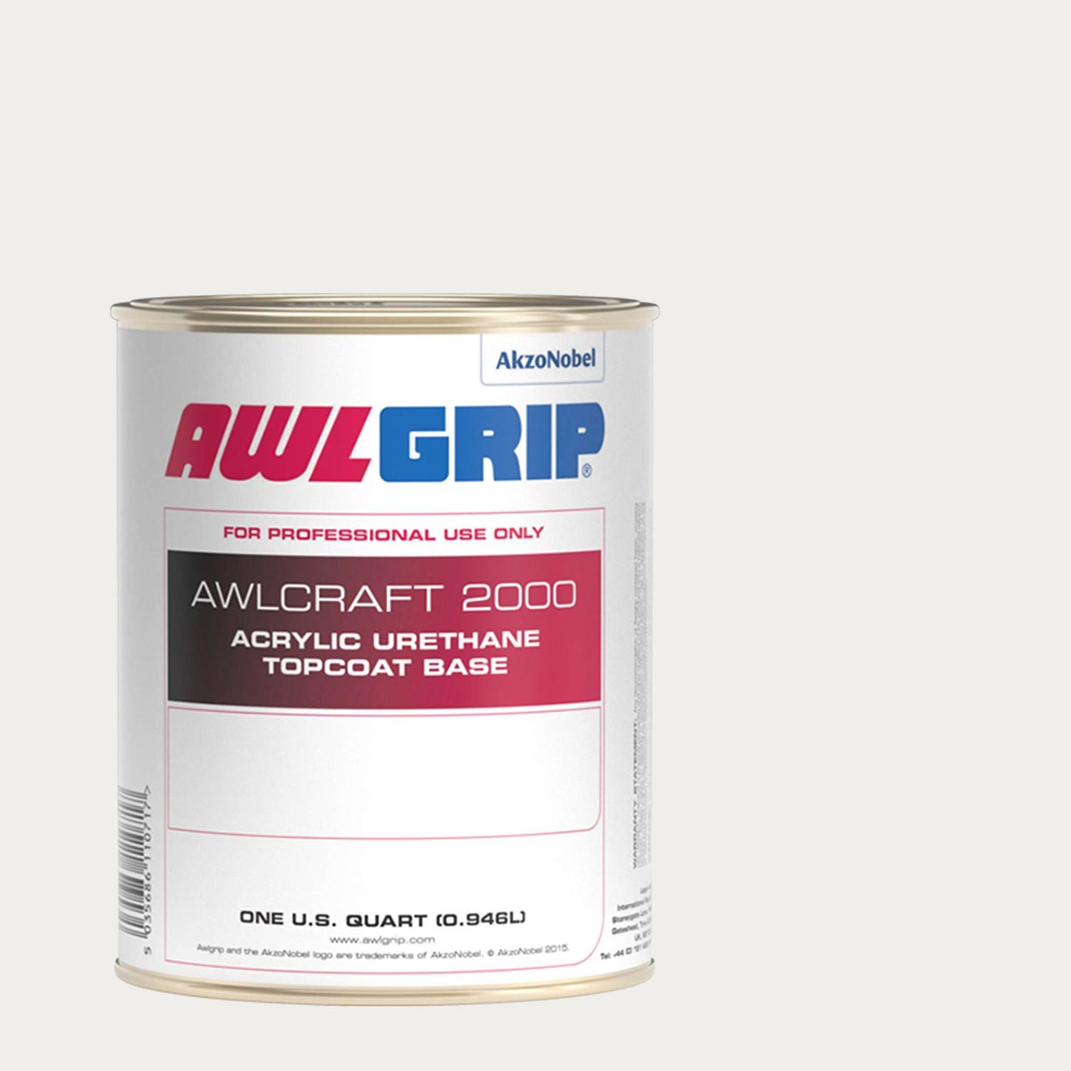 AWLGRIP Awlcraft 2000 Acrylic Urethane High-Gloss Topcoat, Stark White ...