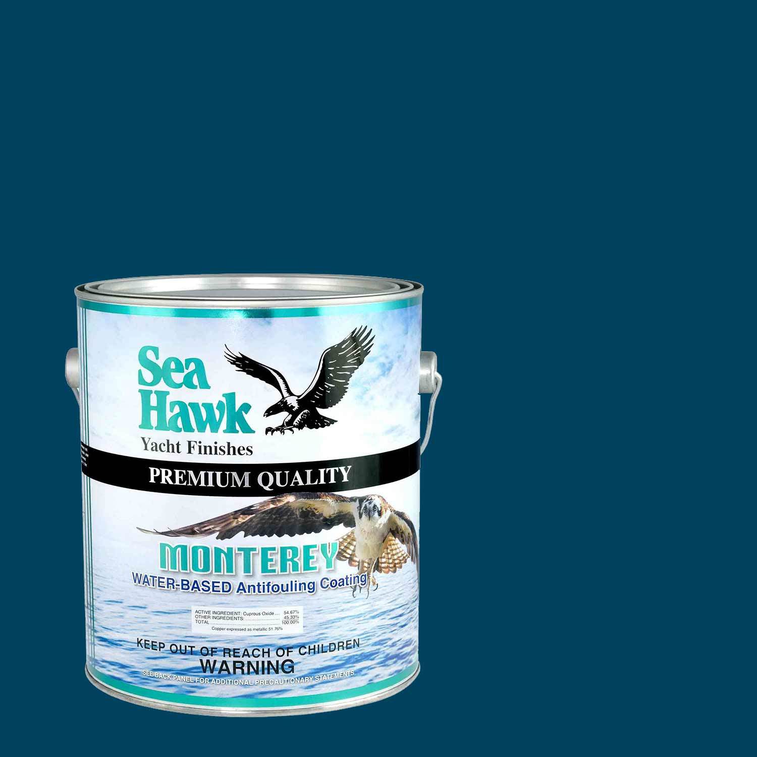 SEA HAWK Monterey Antifouling Paint, Dark Blue, Gallon