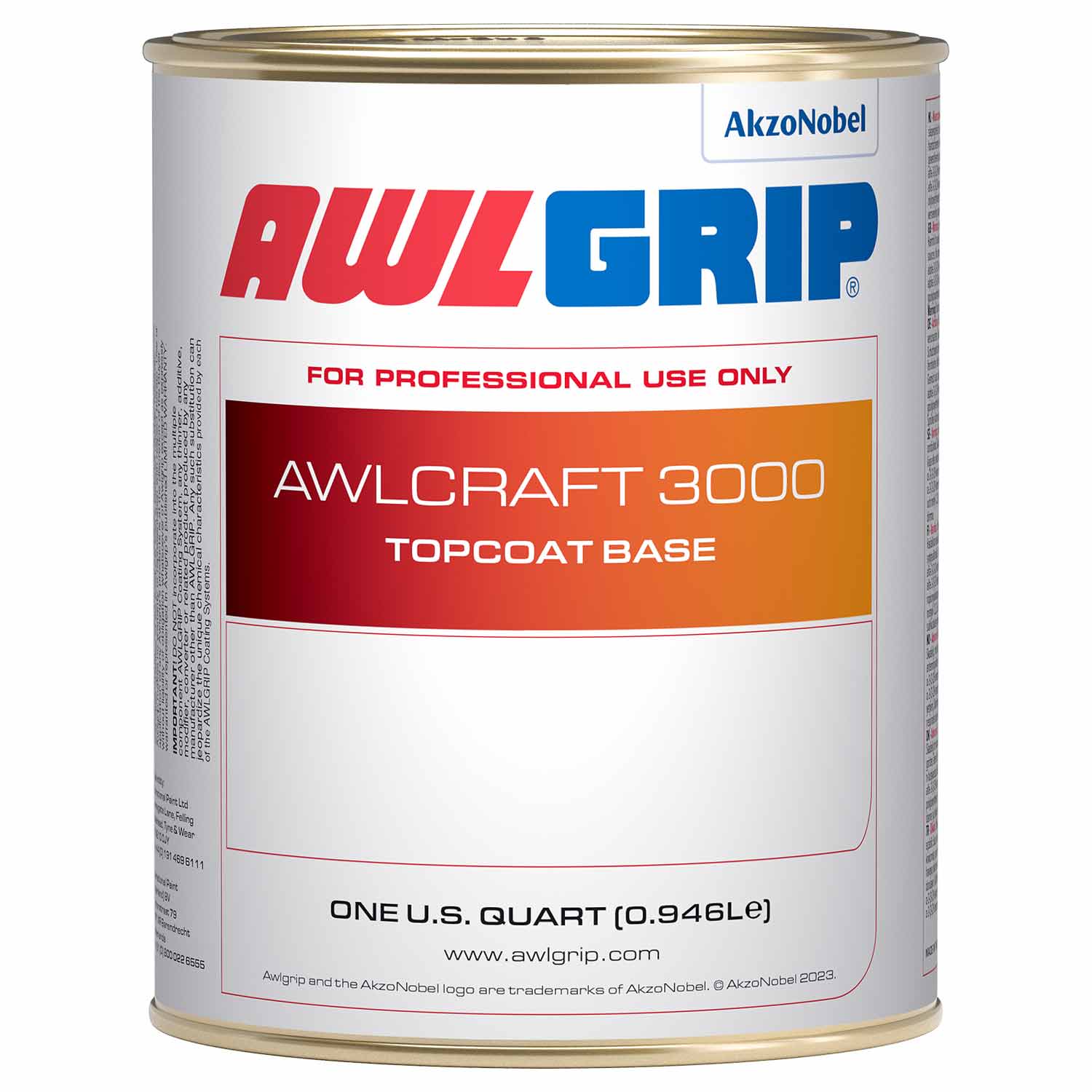 AWLGRIP Awlcraft 3000 High Gloss Premium Acrylic Urethane Topcoat, Quart