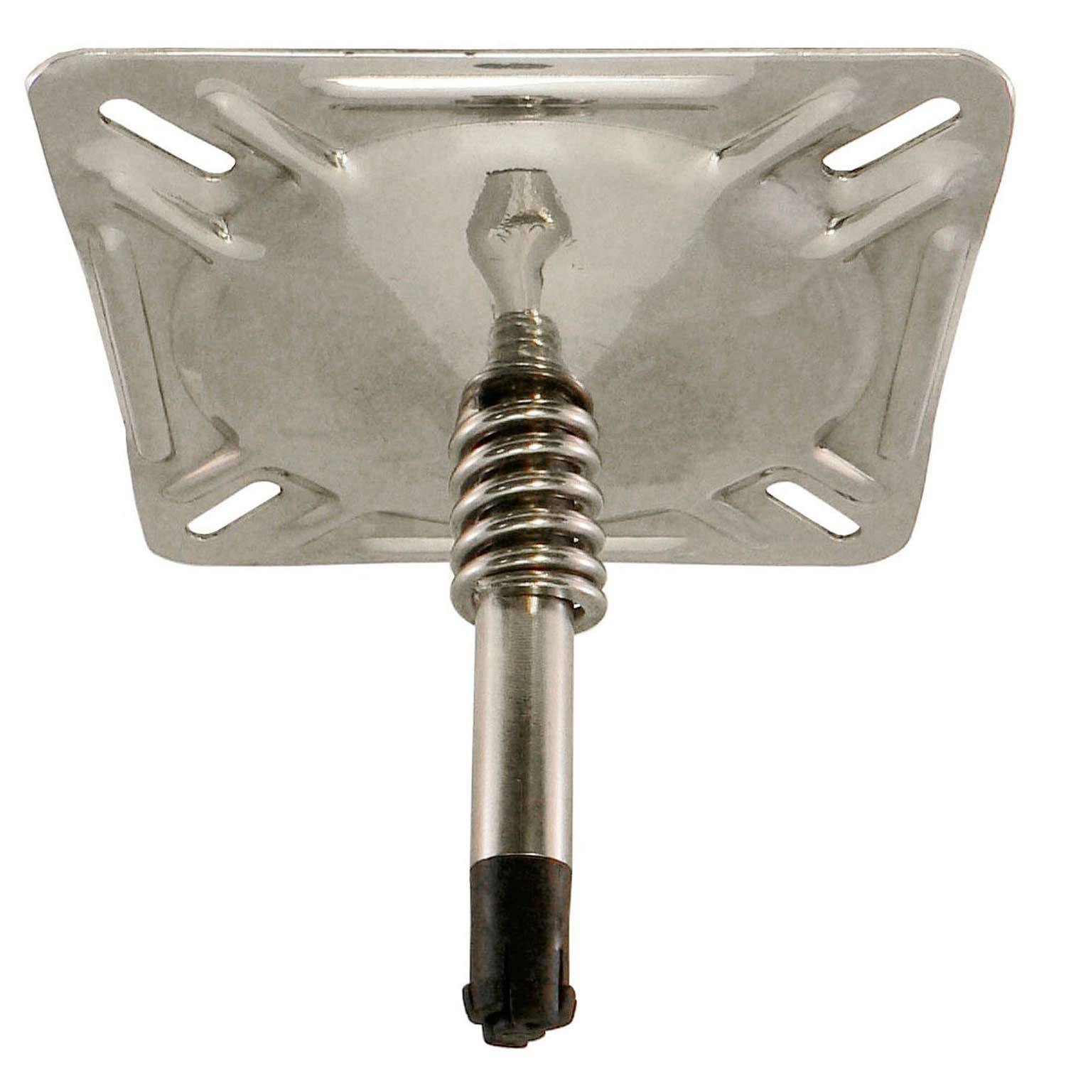 SPRINGFIELD 7" X 7" KingPin™ Polished Swivel with Spring