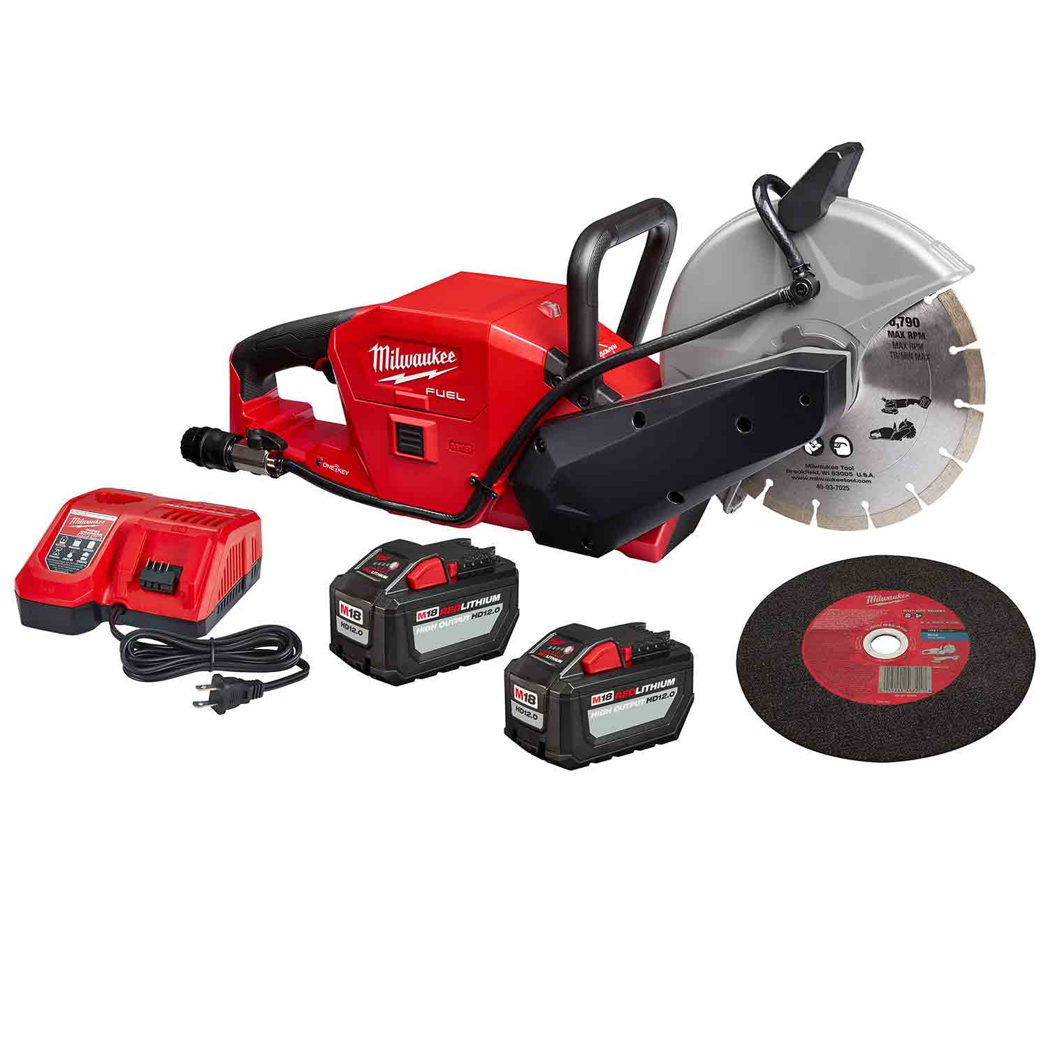 MILWAUKEE M18 FUEL™ 9 in. Cut-Off Saw with ONE-KEY™ Kit