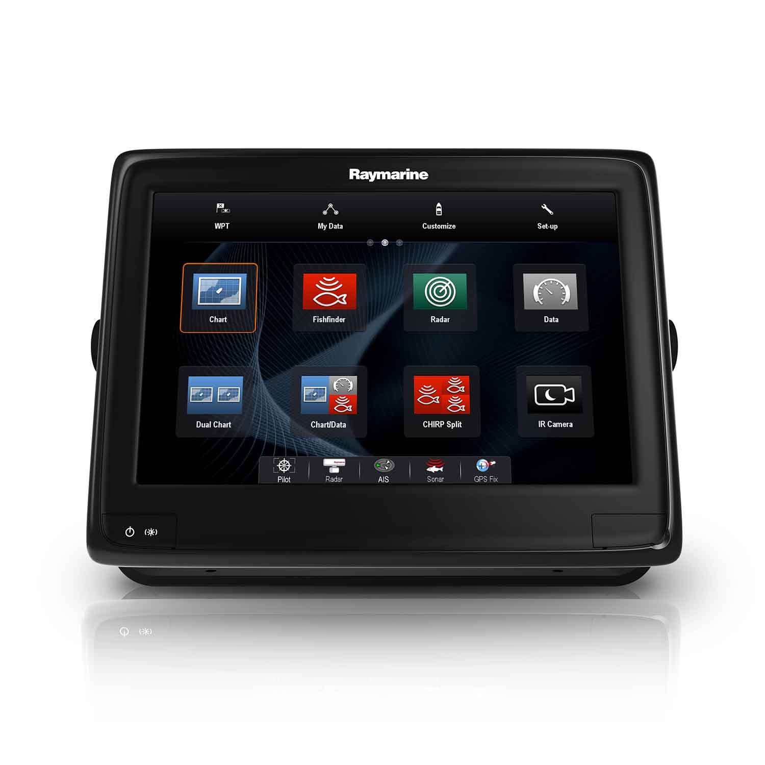 RAYMARINE a127 Multifunction Touchscreen Display with Built in 600 Watt ...