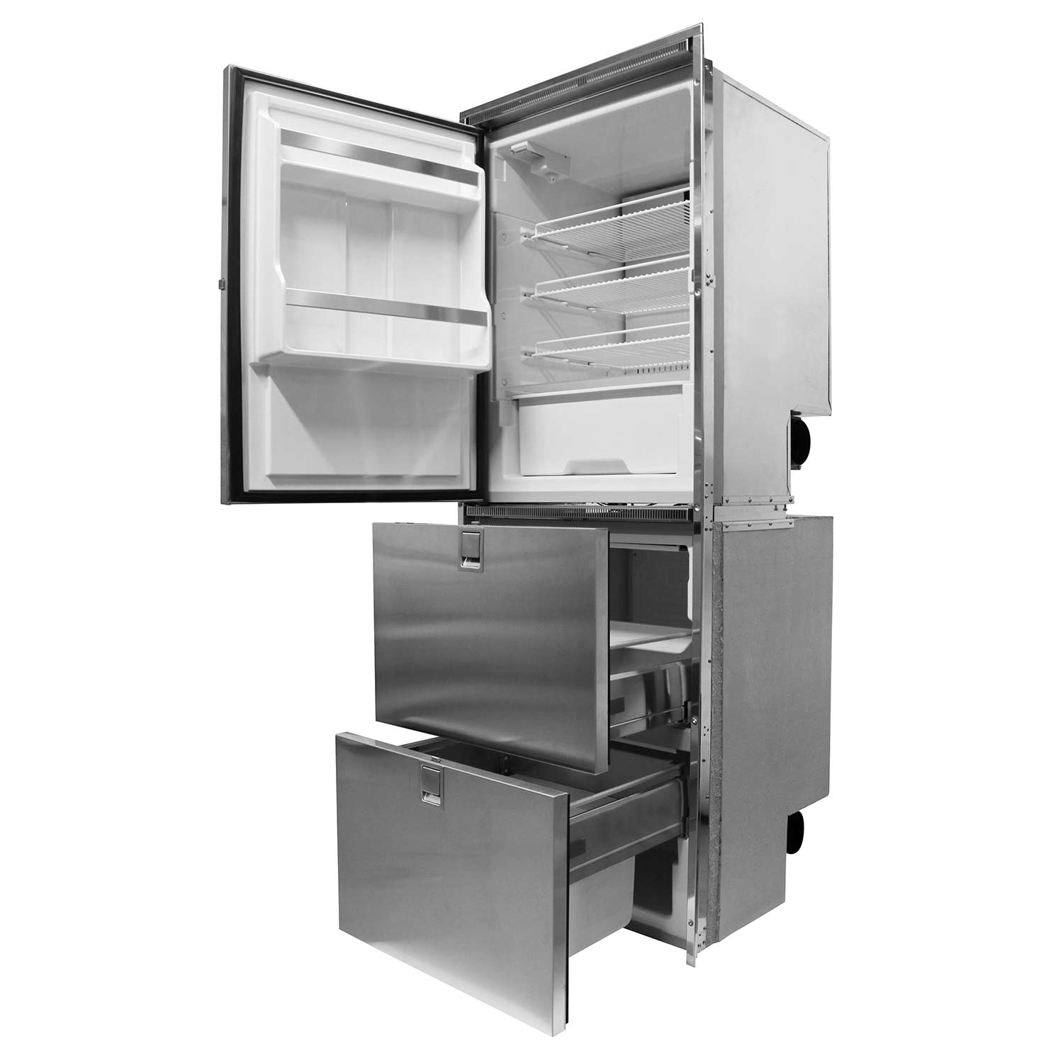 Isotherm Cruise 320 Combi SS – 11 cu ft Fridge + Drawers