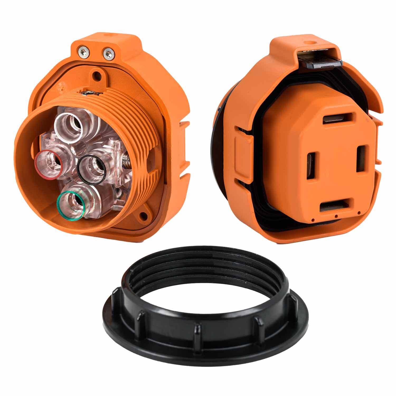 SMARTPLUG 50 Amp SmartPlug Female Receptacle, 125V/250V