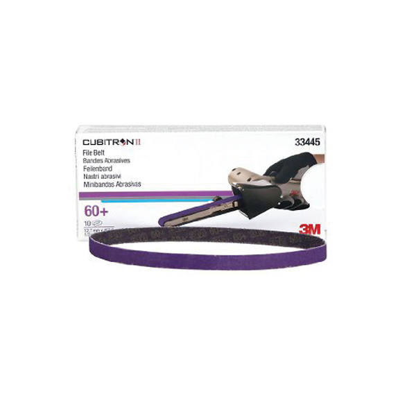 3M Cubitron™ II File Belts, Grit: 60, Dimension: 1/2" x 18", Color ...