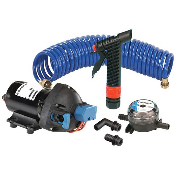 WEST MARINE 4.0 GPM Washdown Pump Kit, 12V
