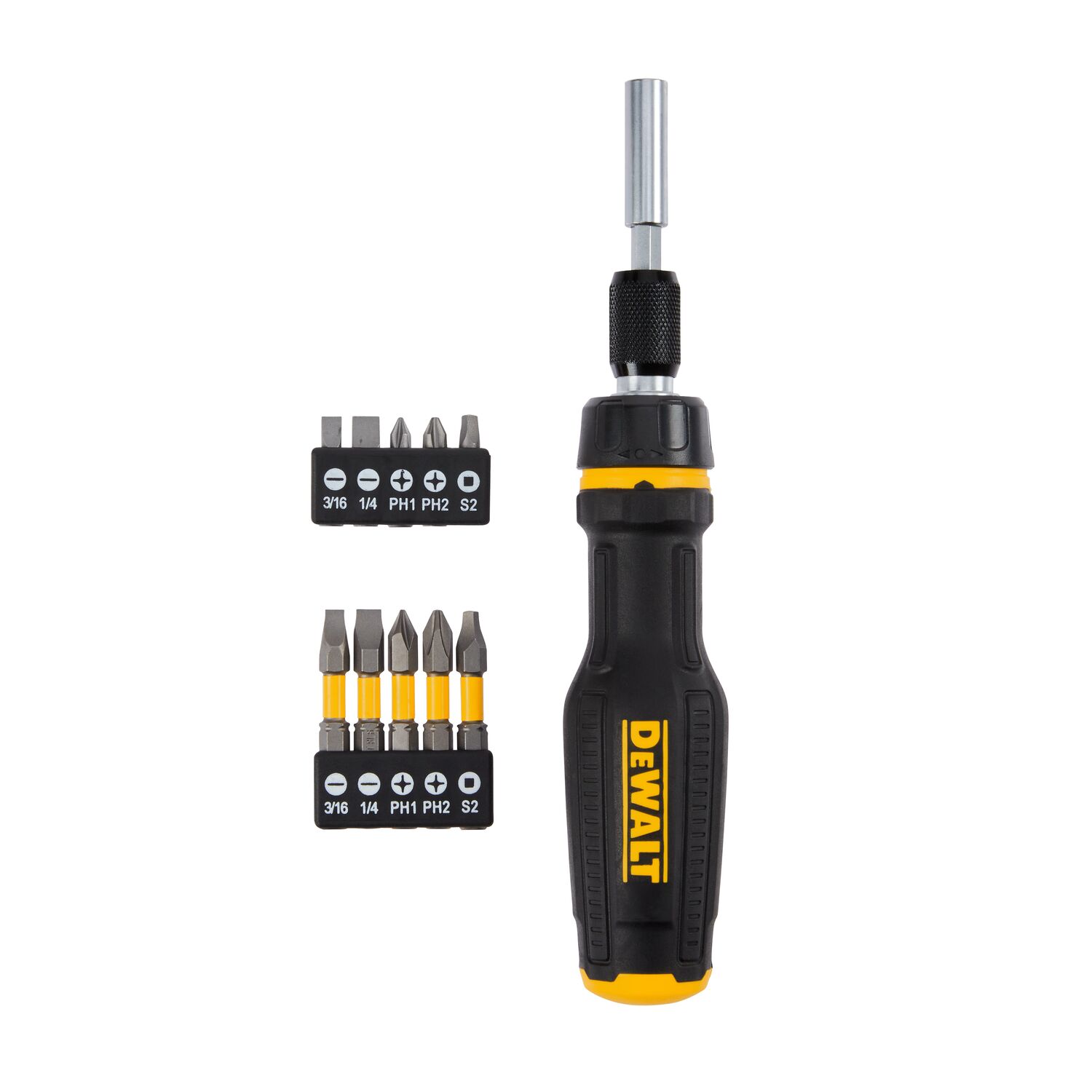 DEWALT DEWALT MAX FIT Telescoping Multi-Bit Screwdriver Set, 10-Piece