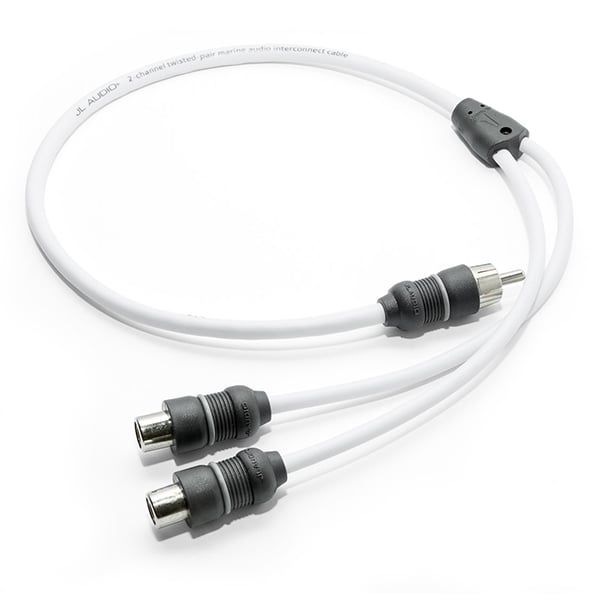 JL AUDIO Marine Y-Adaptor with 1 Male Plug and 2 Female Jacks