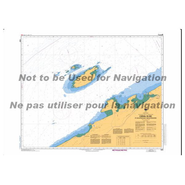 CANADIAN HYDROGRAPHIC Chenal du Bic and approaches | West Marine