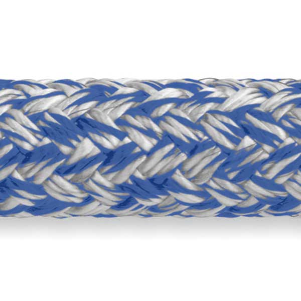 SAMSON ROPE MLX Double Braid—Blue, Sold by the Foot