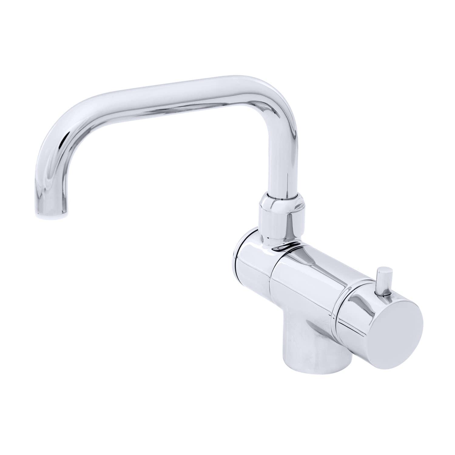 AMBASSADOR MARINE Aidack Folding Faucet, Hot/Cold Mixer, Angled Spout ...
