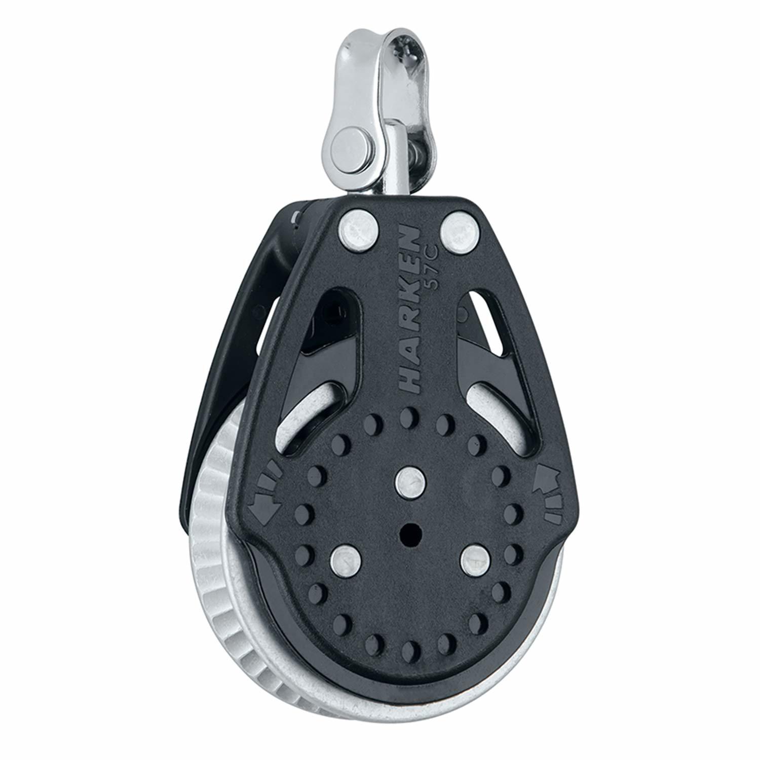 HARKEN 57 mm Ratchamatic® Block with Swivel, 2x Grip