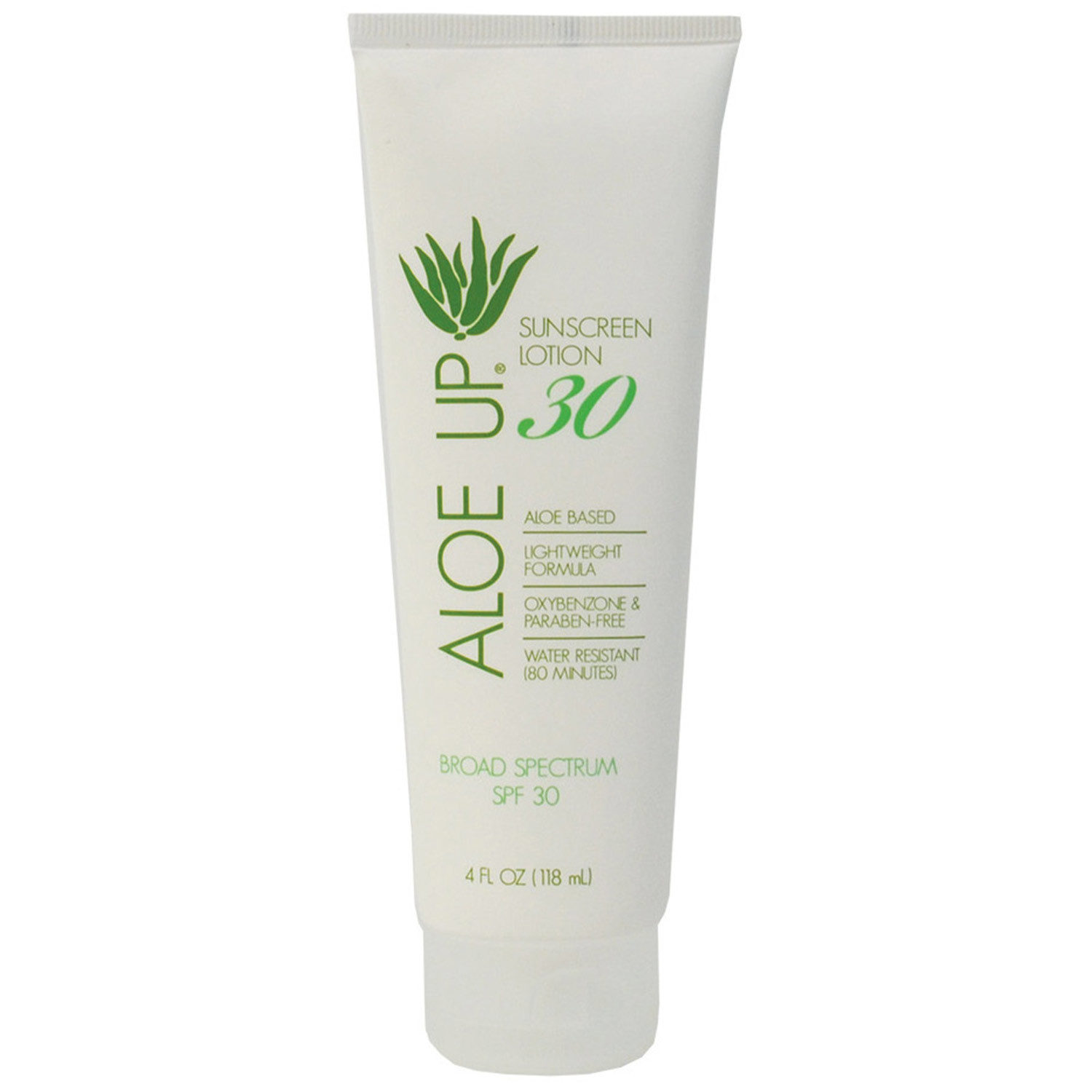 ALOE UP SPF 30 White Line Sunscreen Lotion, 4 oz.