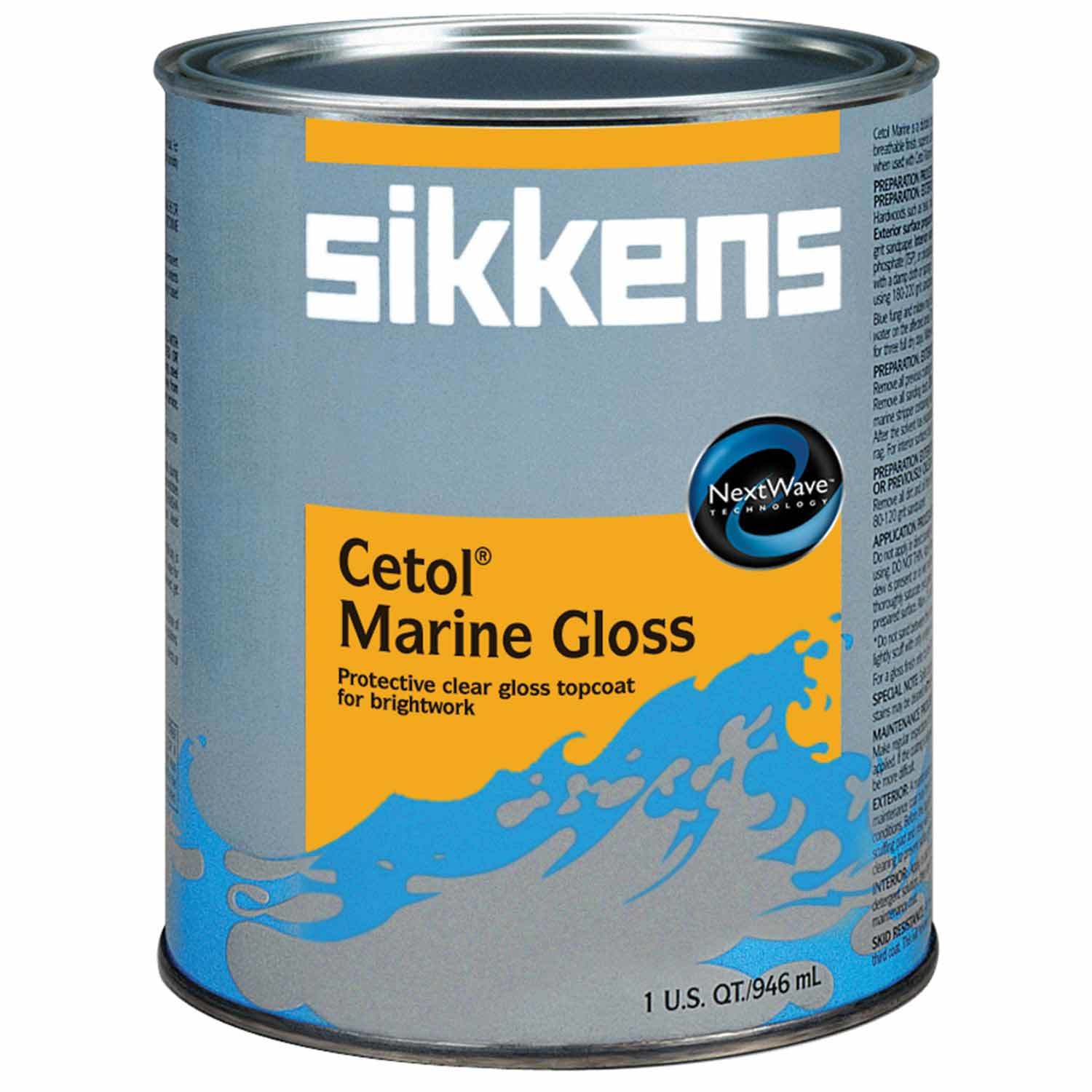 SIKKENS Cetol® Marine Gloss Overcoat, Quart