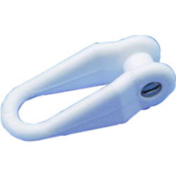 BAINBRIDGE Small Screw-On Plastic Shackles, 3-Pack