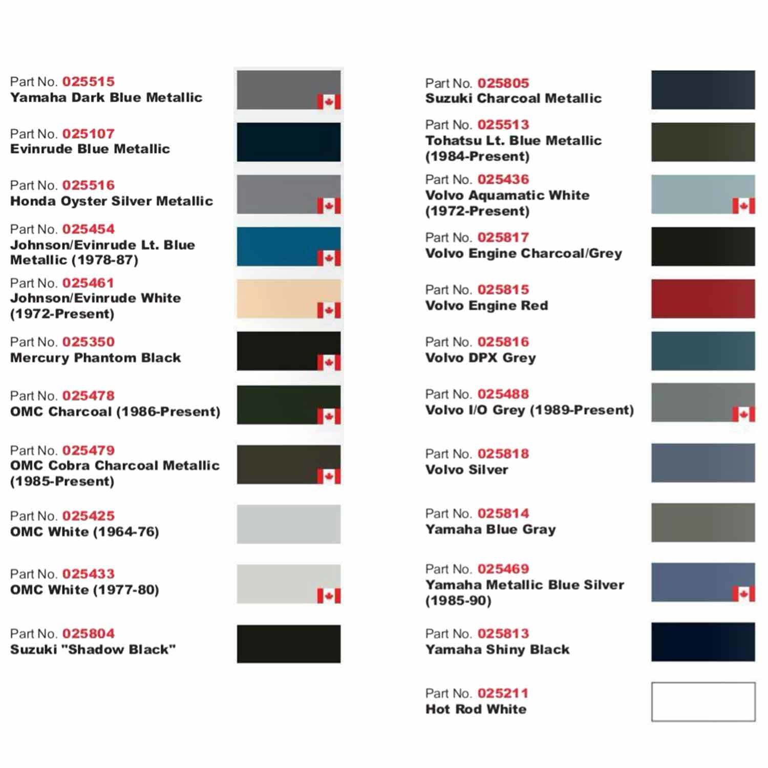 Engine Spray Paint - OMC White (1964-76) | West Marine