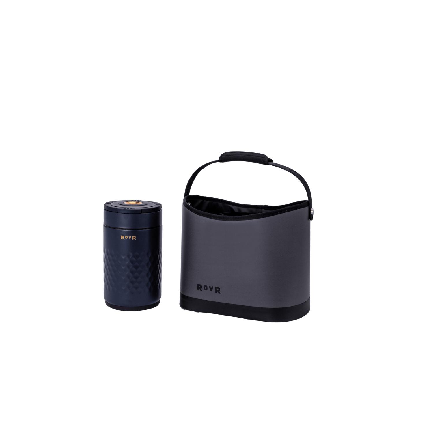 ROVR KeepR Beverage Tote Caddy with Ice Bucket (GRANITE)