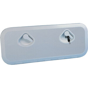 PLASTIMO White Locking Hatch, 14" x 24"